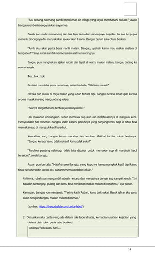 Modul Ajar - Bab 6_Menulis Teks Fabel - Asnah Panjaitan.docx