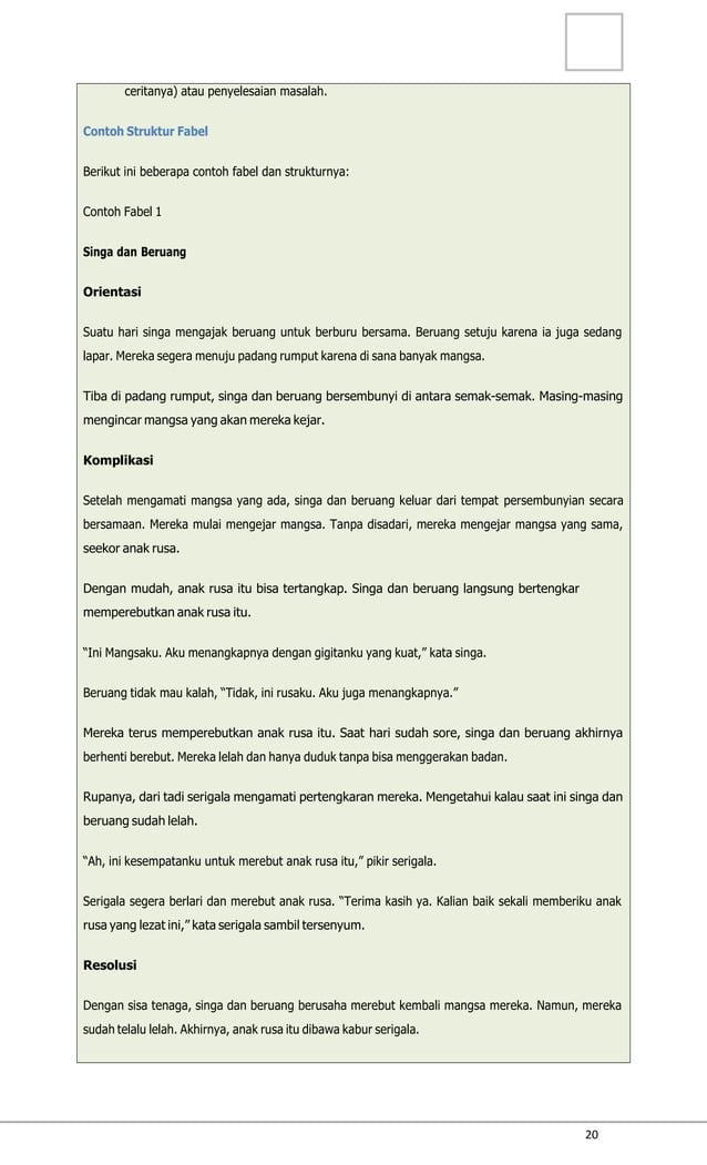 Modul Ajar - Bab 6_Menulis Teks Fabel - Asnah Panjaitan.docx