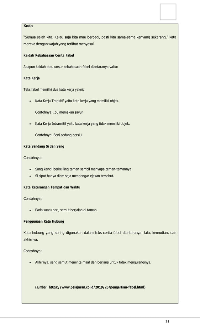 Modul Ajar - Bab 6_Menulis Teks Fabel - Asnah Panjaitan.docx