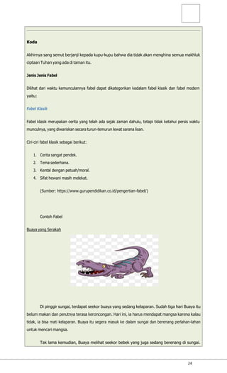 Modul Ajar - Bab 6_Menulis Teks Fabel - Asnah Panjaitan.docx