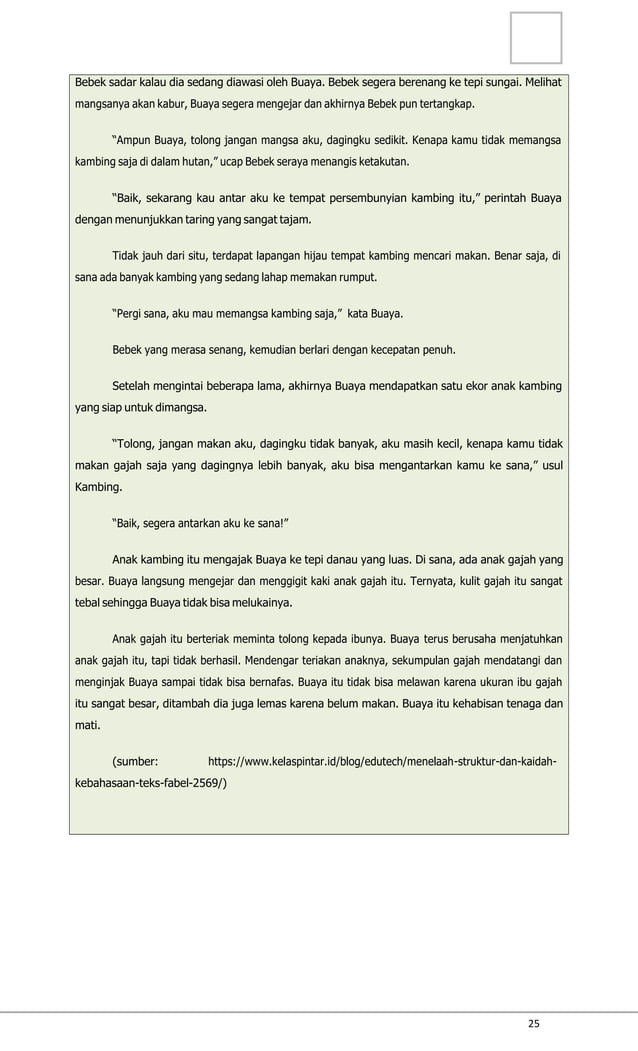 Modul Ajar - Bab 6_Menulis Teks Fabel - Asnah Panjaitan.docx