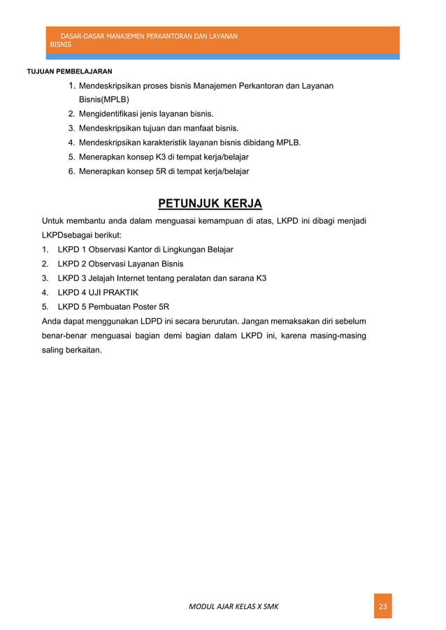 MODUL AJAR 1 DASAR DASAR MANAJEMEN PERKANTORAN DAN LAYANAN BISNIS.pdf