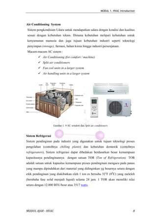 Modul ajar 1 introduction hvac | PDF