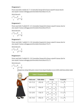 MODUL AJAR 1 MATEMATIKA SMK MATERI TRANSFORMASI. | PDF