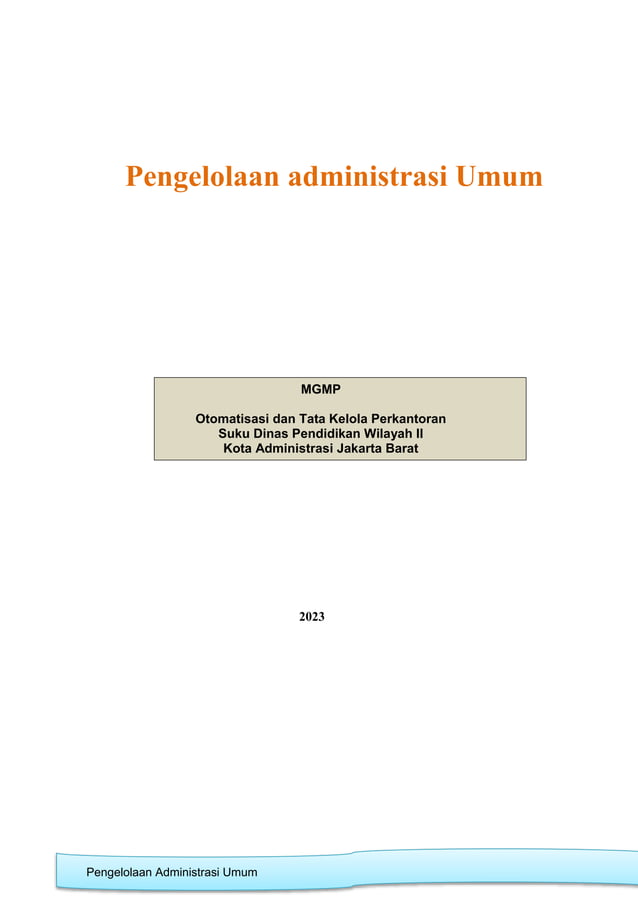 MODUL AJAR 2 Administrasi Umum.docx