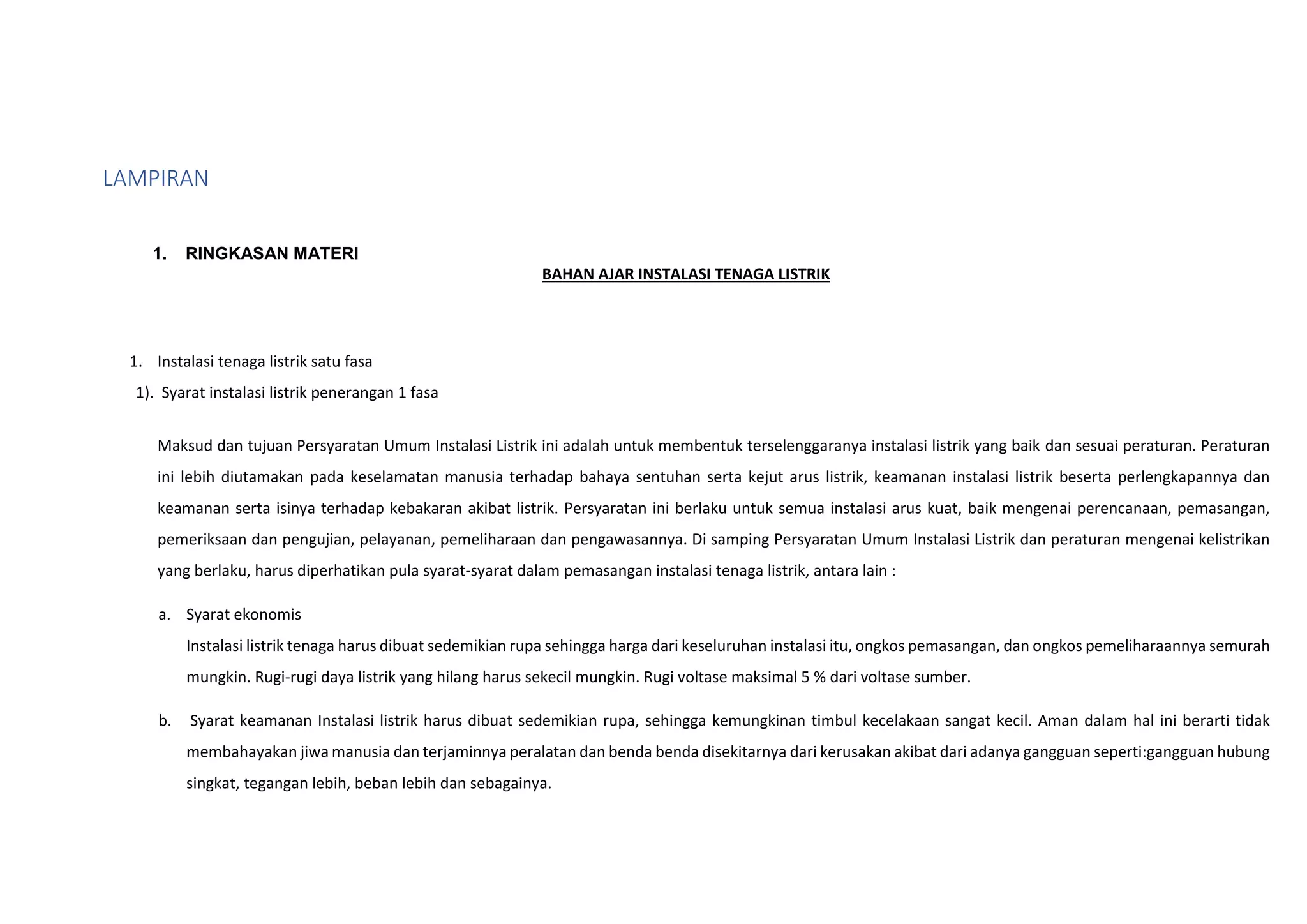 MODUL AJAR 2 INSTALASI TENAGA LISTRIK - Copy.docx