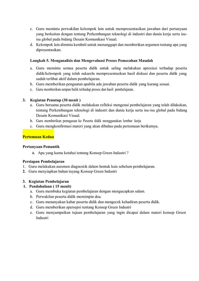 MODUL AJAR 3 DKV JURUSAN KONSENTRASI KEAHLIAN KELAS XI SEMETER 1 | PDF