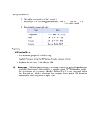 MODUL AJAR 3 DKV JURUSAN KONSENTRASI KEAHLIAN KELAS XI SEMETER 1 | PDF