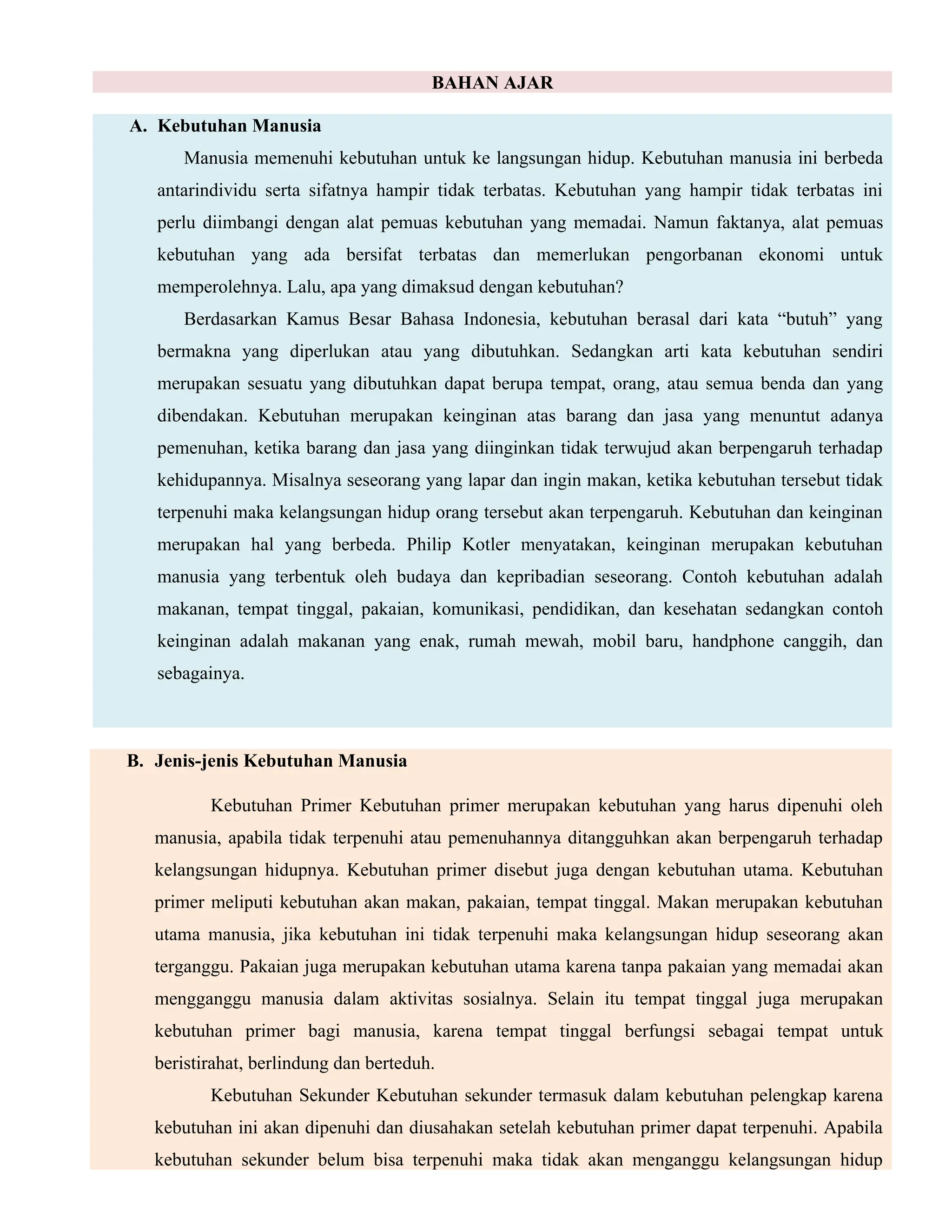 MODUL AJAR untuk smp kelas sepuluh dan s | DOCX