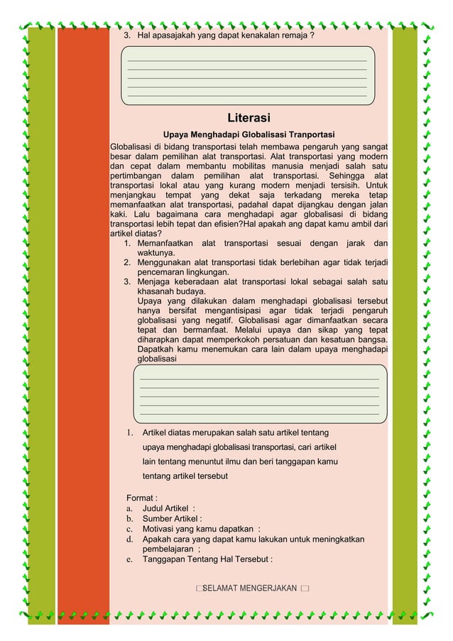 Modul IPS Kelas 9 kurikulum merdeka sem1 | DOCX