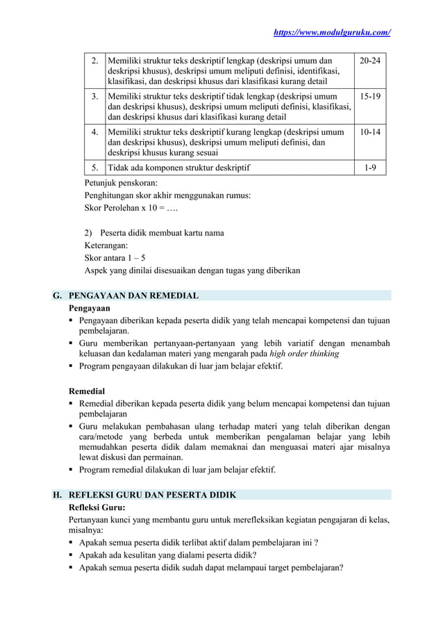Modul Ajar Bahasa Arab Kelas 7 Fase D Kurikulum Merdeka | PDF