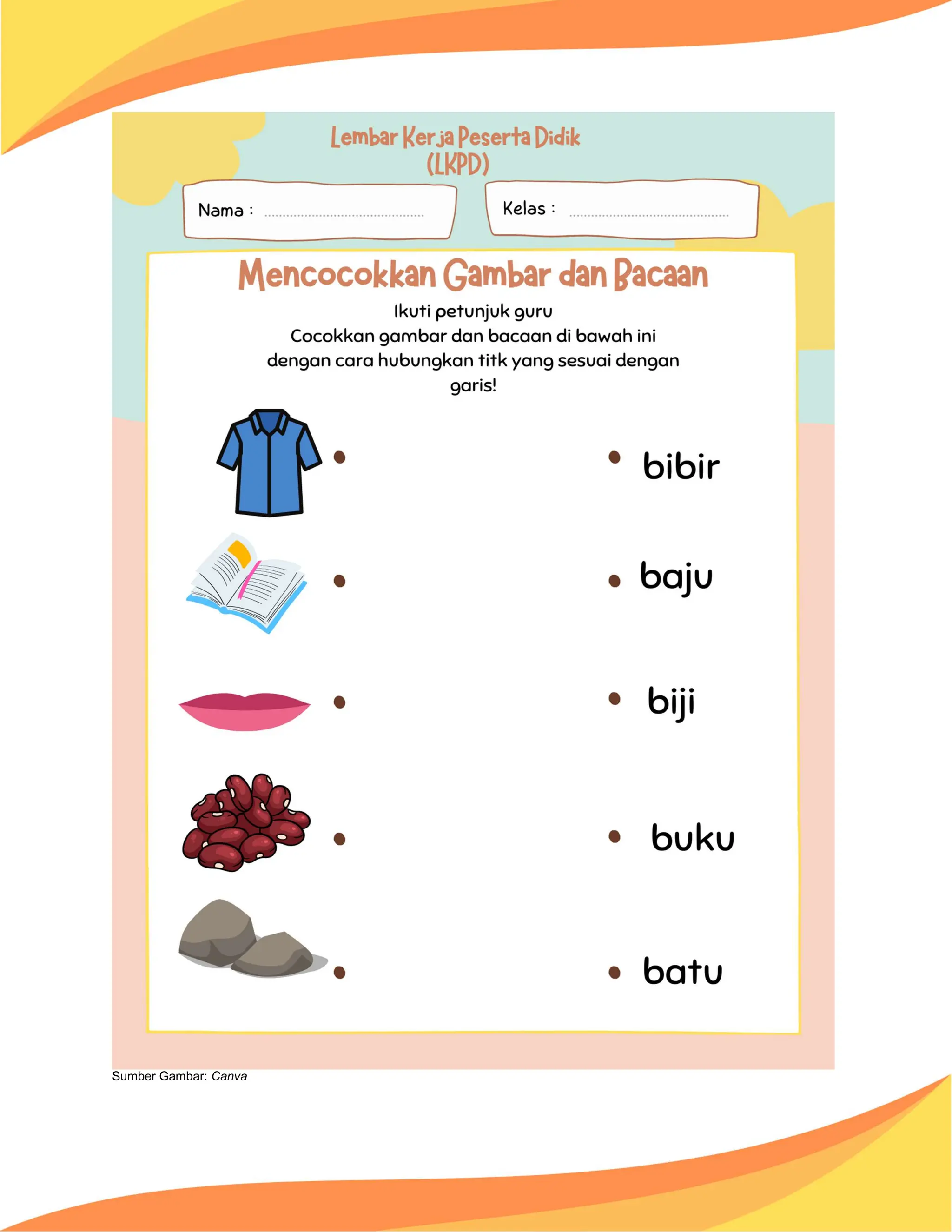 Modul Ajar Bahasa Indonesia - Membaca Kata Diawali Huruf 'b' - Fase A.pdf
