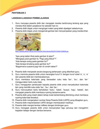 Modul Ajar Bahasa Indonesia - Membaca Kata Diawali Huruf 'b' - Fase A.pdf