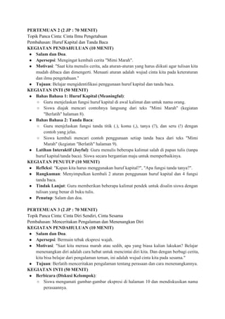 Modul Ajar Bahasa Indonesia Kelas 2 - KBC | PDF