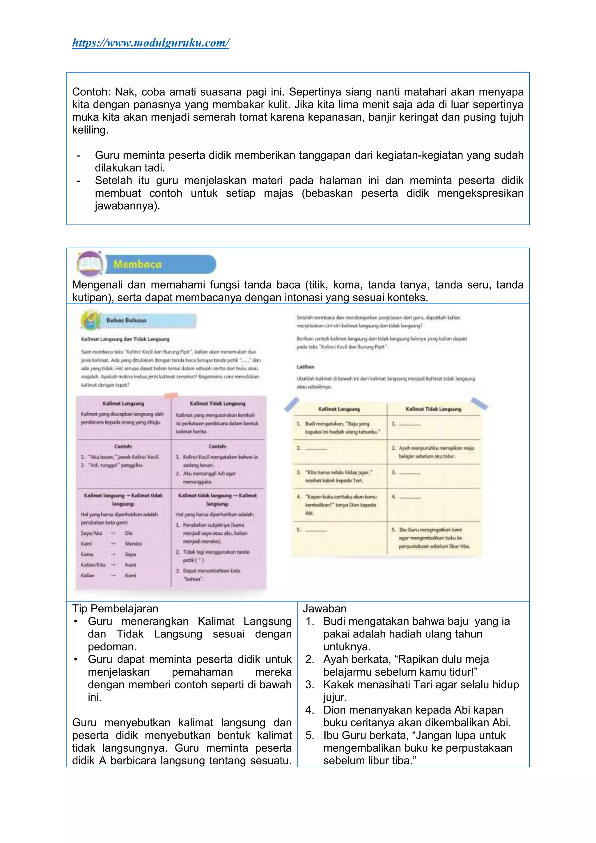 MODUL AJAR BAHASA INDONESIA KELAS 5 BAB 2 KURIKULUM MERDEKA.docx