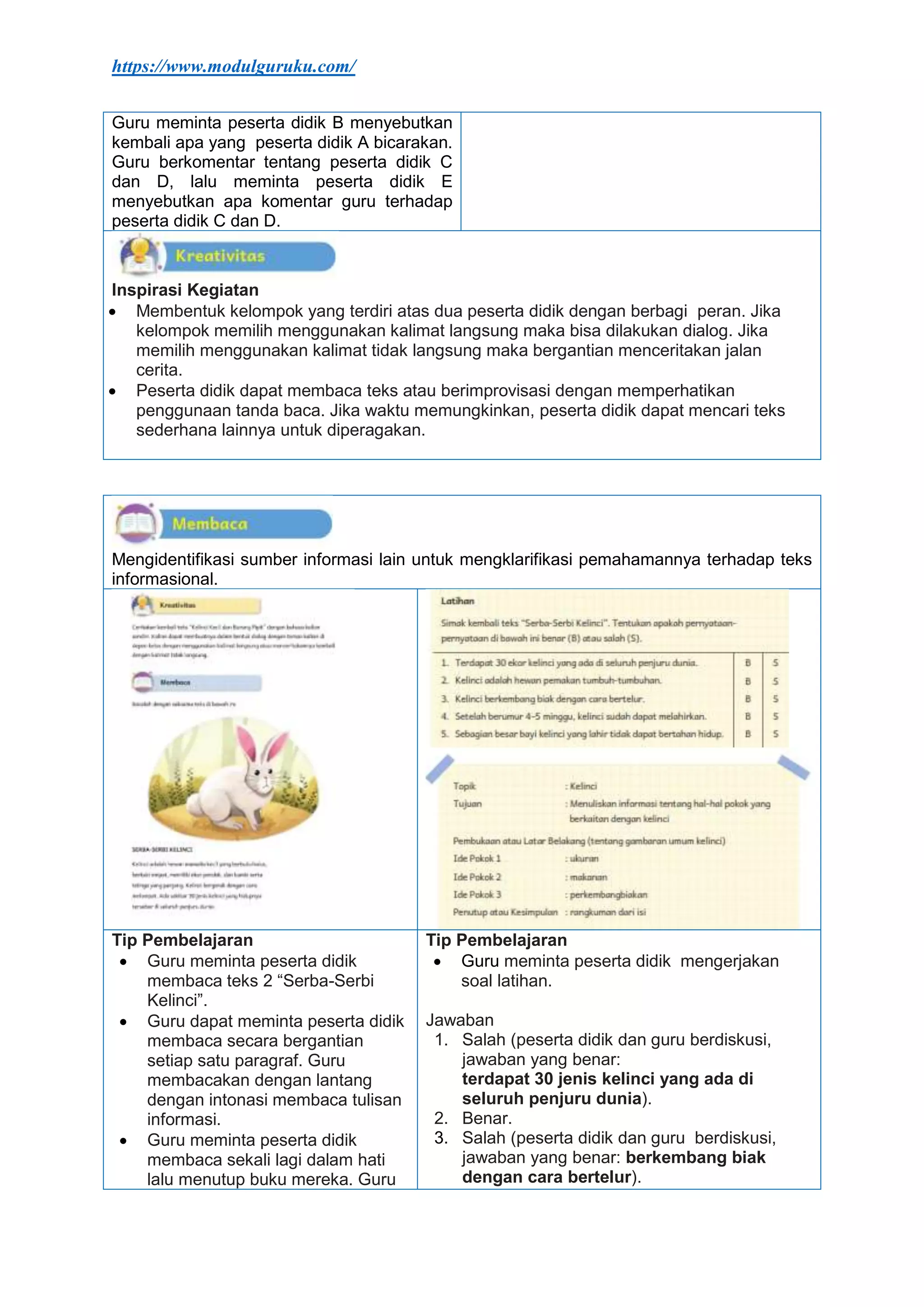 MODUL AJAR BAHASA INDONESIA KELAS 5 BAB 2 KURIKULUM MERDEKA.docx