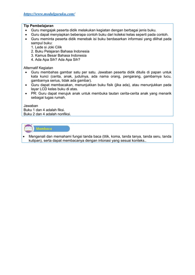 MODUL AJAR BAHASA INDONESIA KELAS 5 BAB 2 KURIKULUM MERDEKA.docx