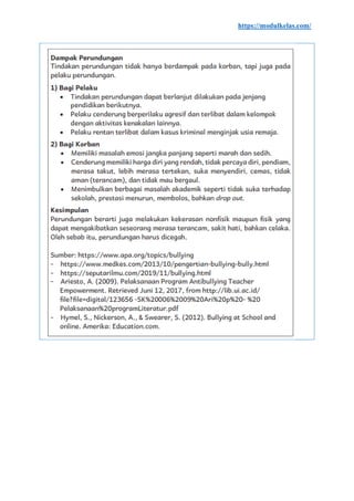 Modul Ajar Bahasa Indonesia Kelas 5 Fase C Kurikulum Merdeka | PDF