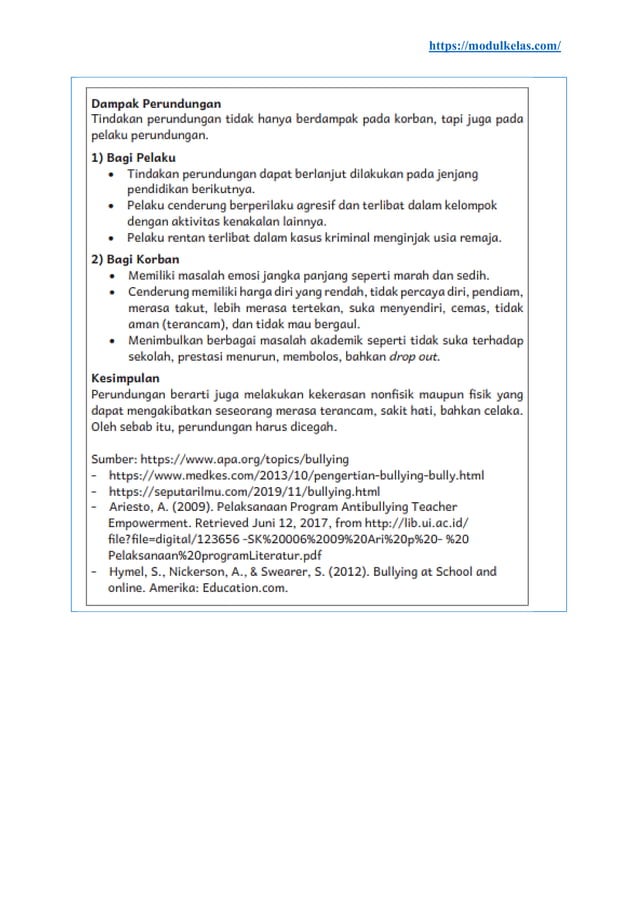 Modul Ajar Bahasa Indonesia Kelas 5 Fase C Kurikulum Merdeka | PDF