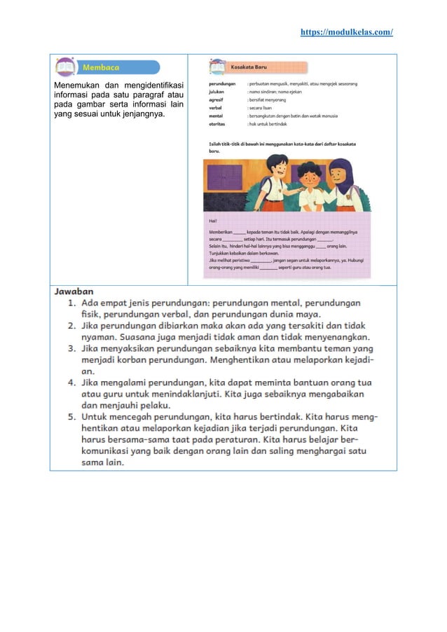 Modul Ajar Bahasa Indonesia Kelas 5 Fase C Kurikulum Merdeka | PDF