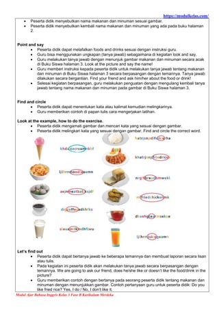 Modul Ajar Bahasa Inggris Kelas 3 Fase B Kurikulum Merdeka - MODULKELAS.COM