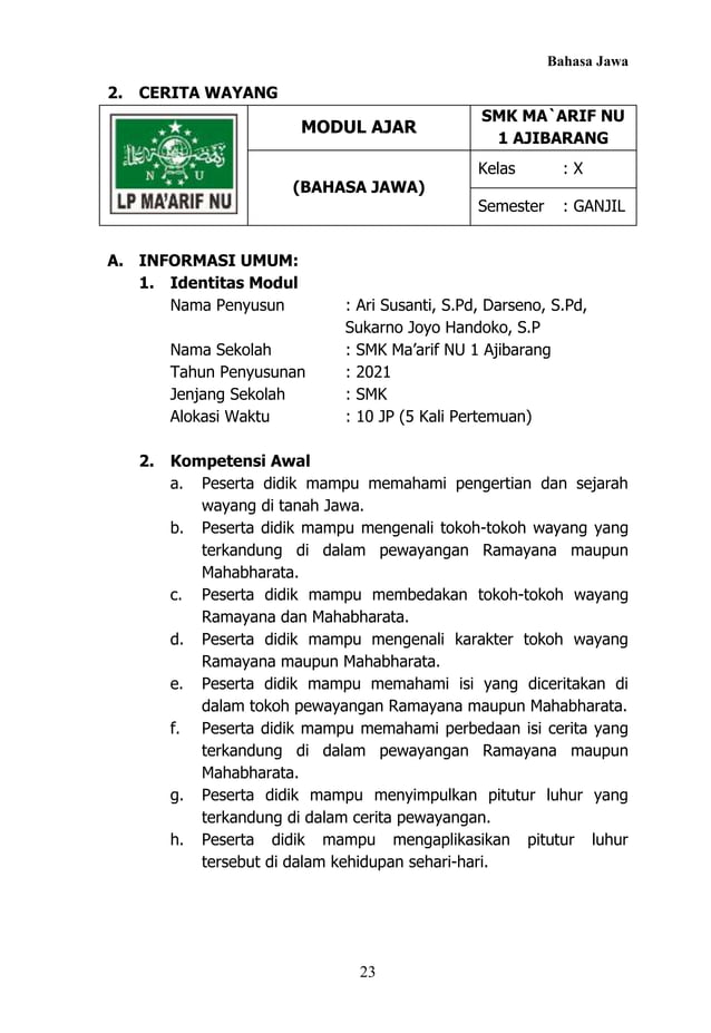 Modul ajar bahasa jawa kelas 10 ok.pdf