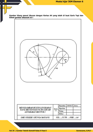 Modul Ajar Dasar-dasar Teknik Otomotif - RPP_MODUL GAMBAR TEKNIK ...