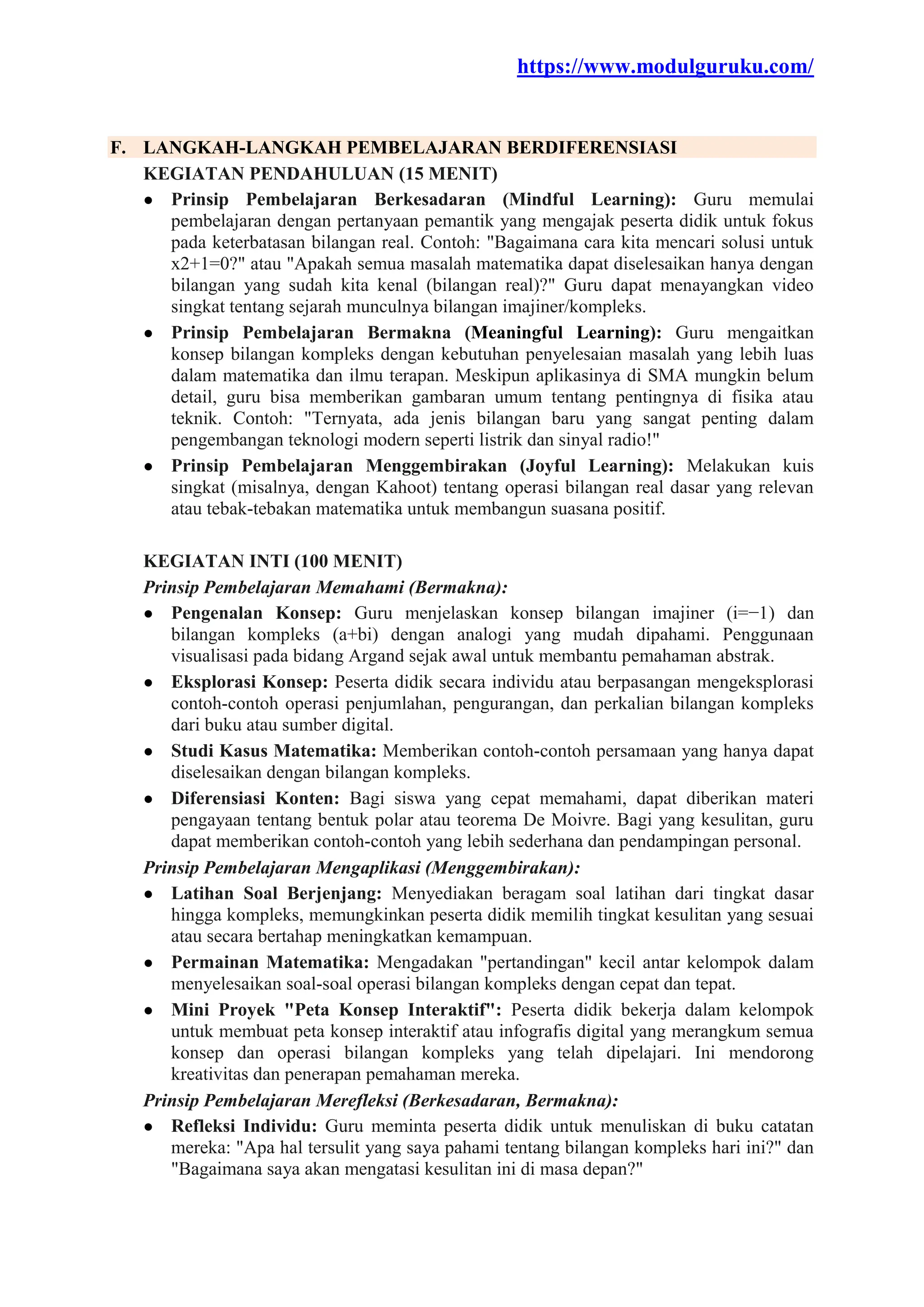 Modul Ajar Deep Learning Matematika Tingkat Lanjut Kelas 11 Kurikulum ...