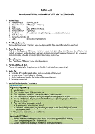 Modul Ajar DPK TJKT - Proses Bisnis TJKT.doc