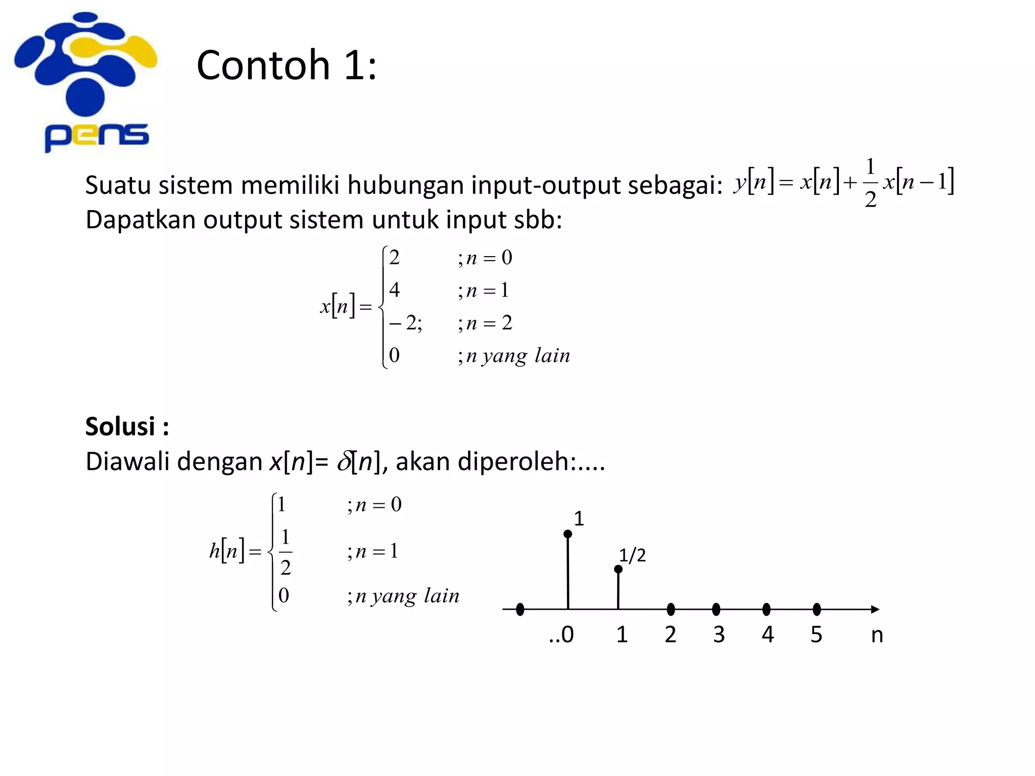 Modul ajar dsp_2020-bab_4_sistem linear time invariant | PPTX