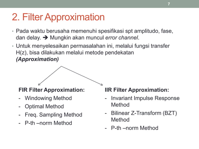 Modul ajar dsp_bab_8_design_filter_fir_2020_04_14 | PPTX