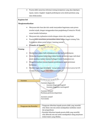 Modul Ajar Explanation Text XI F Bahasa Inggris | DOCX