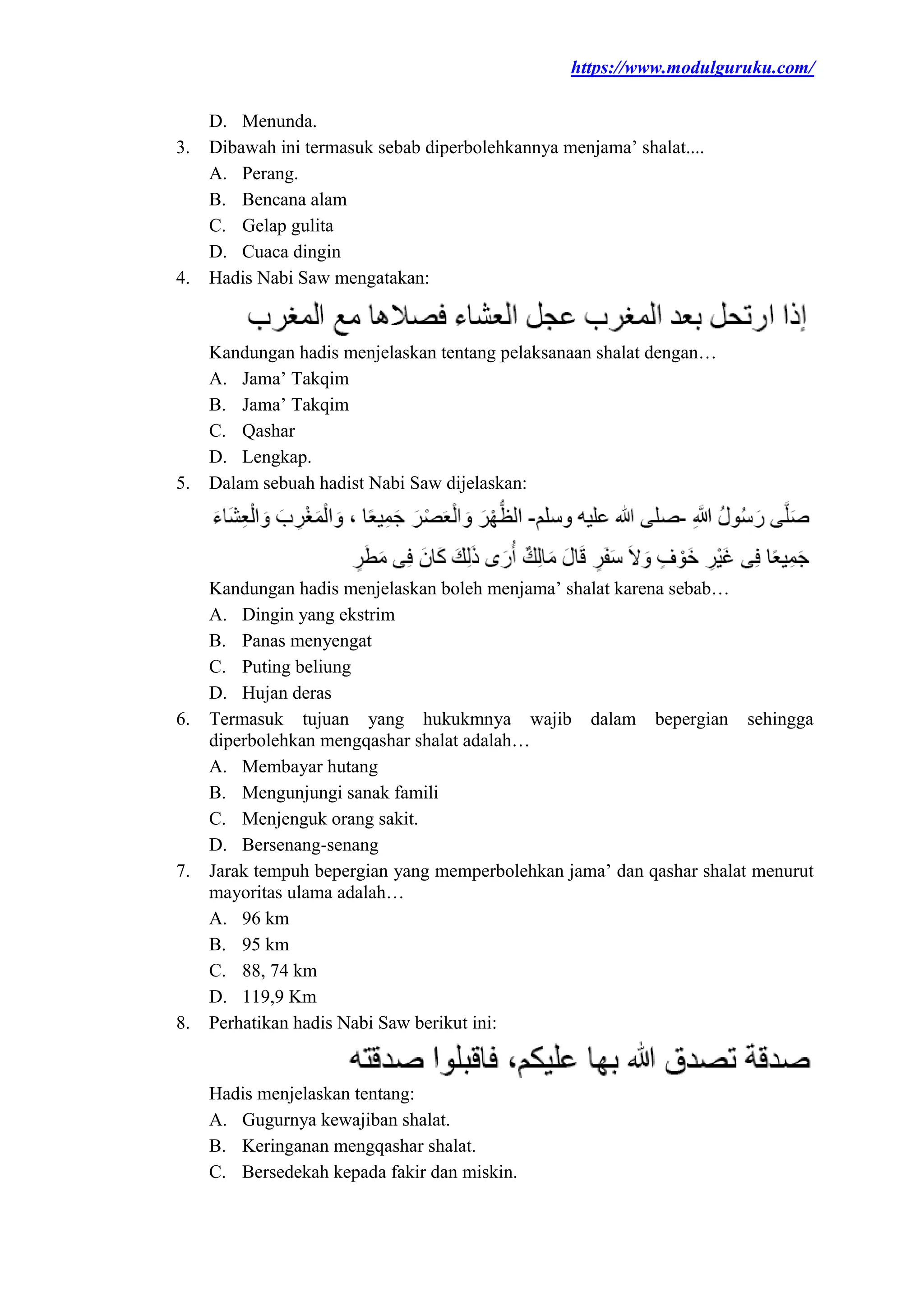 Modul Ajar Fikih Kelas 7 Fase D Kurikulum Merdeka | PDF