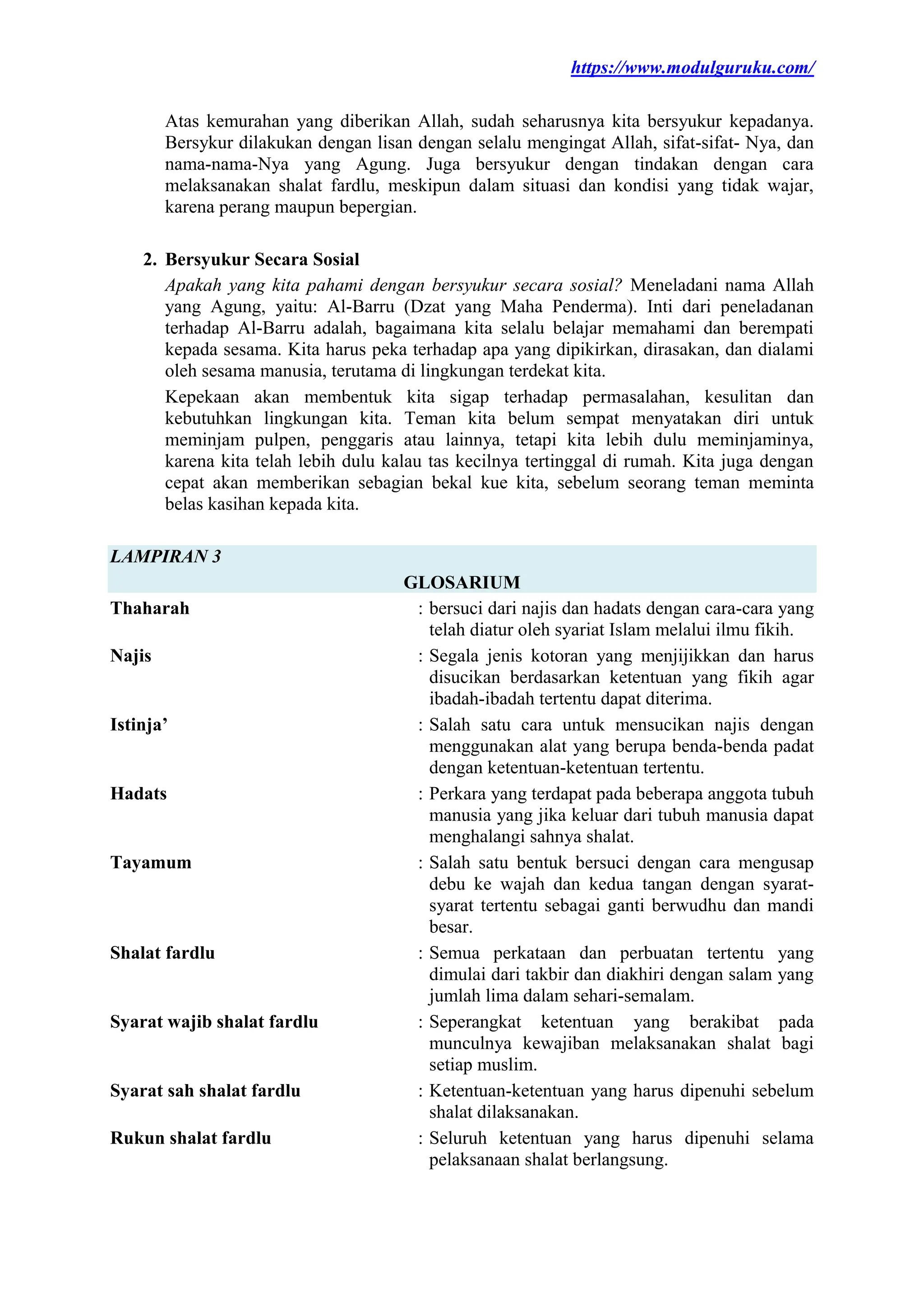 Modul Ajar Fikih Kelas 7 Fase D Kurikulum Merdeka | PDF