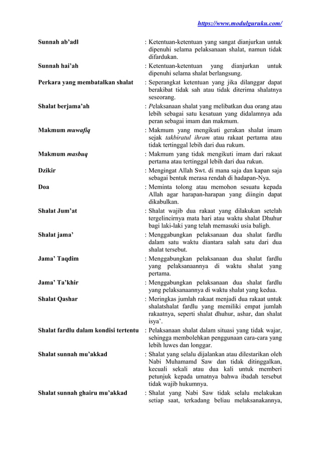 Modul Ajar Fikih Kelas 7 Fase D Kurikulum Merdeka | PDF