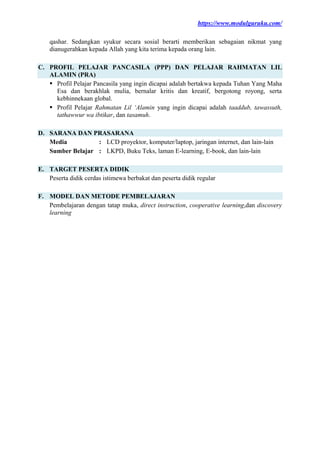 Modul Ajar Fikih Kelas 7 Fase D Kurikulum Merdeka | PDF