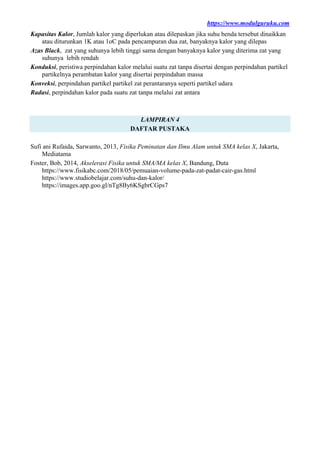 Modul Ajar Fisika Kelas 11 Fase F Kurikulum Merdeka | PDF