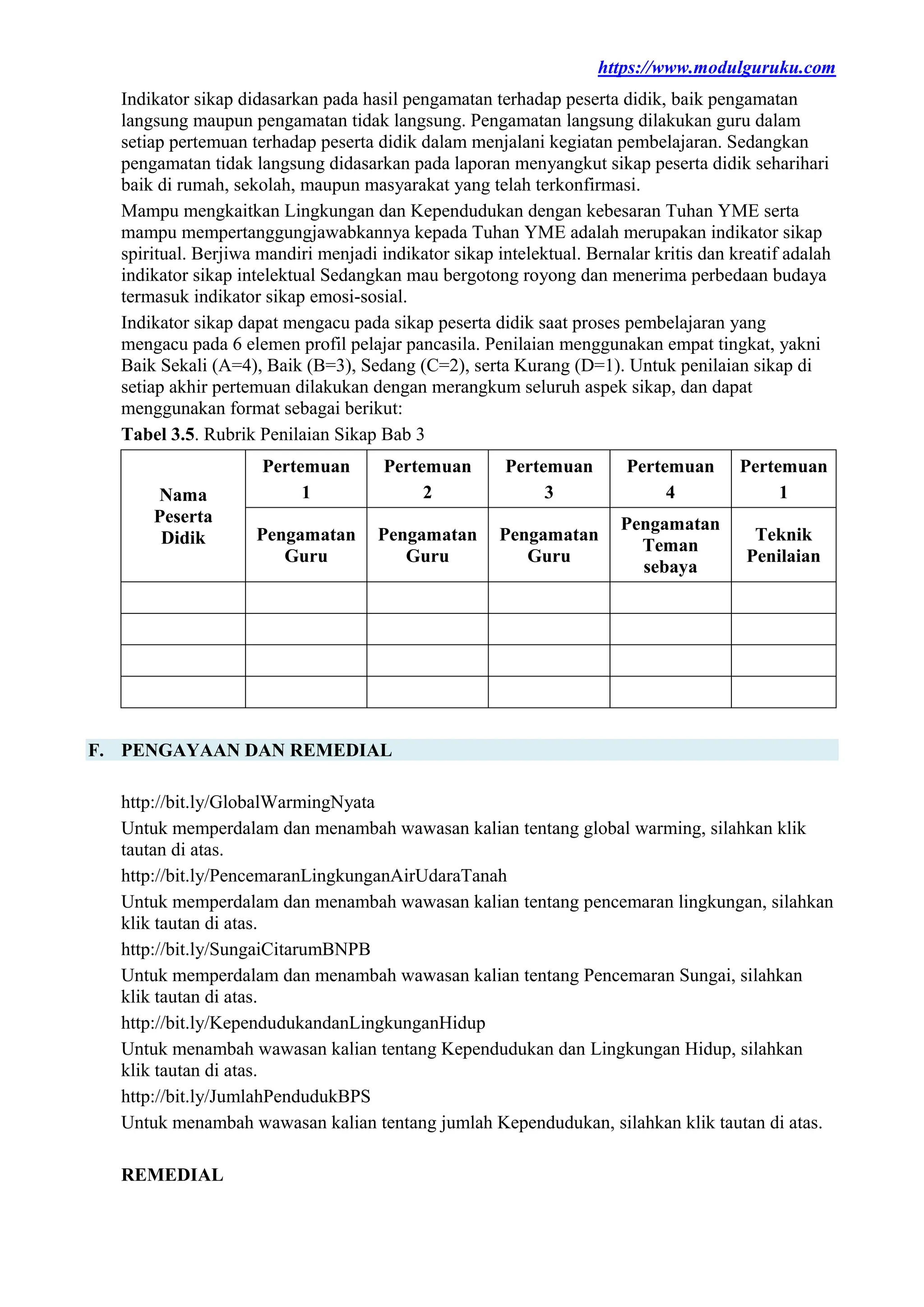 Modul Ajar Geografi Kelas 11 Fase F Kurikulum Merdeka | PDF