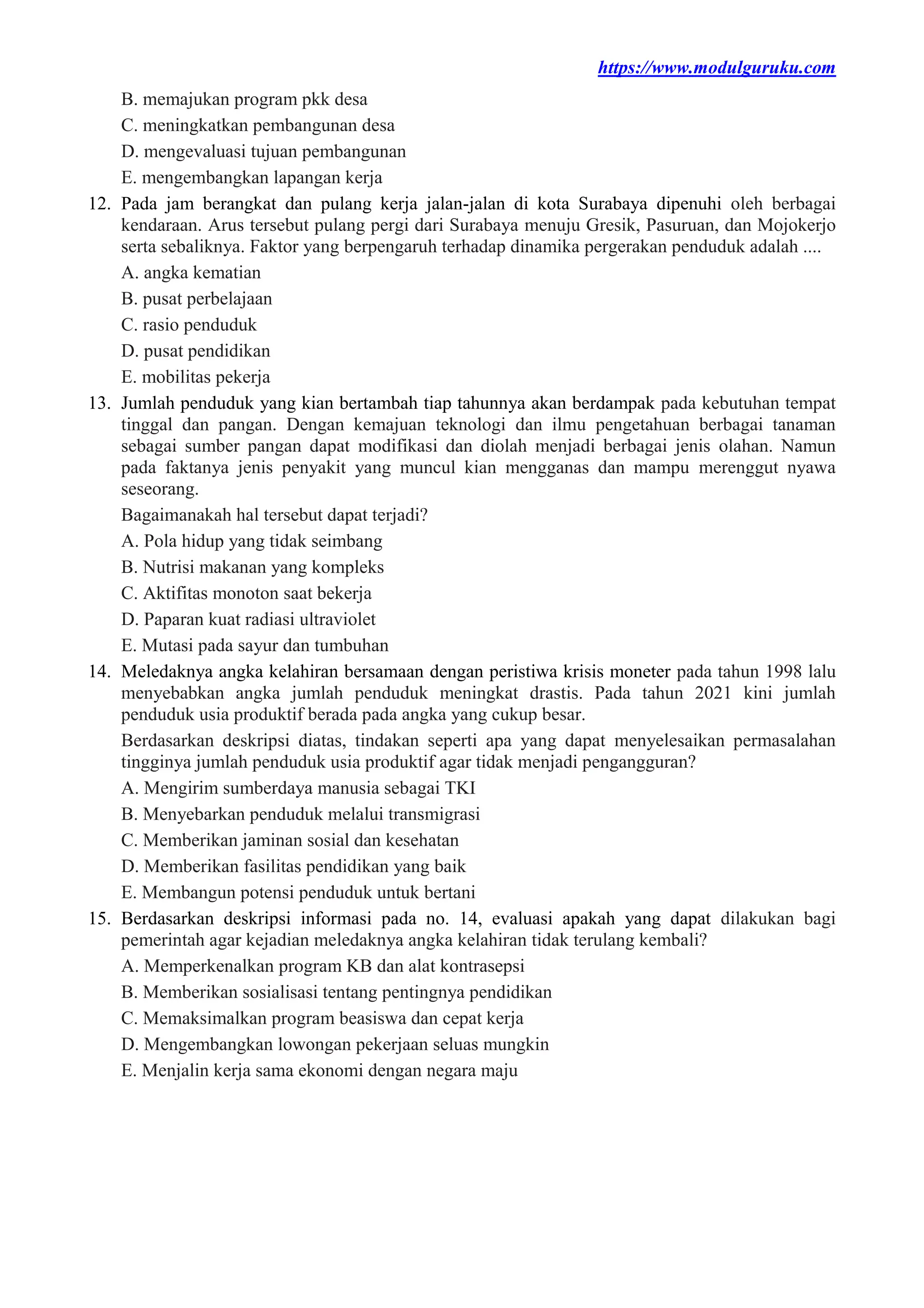 Modul Ajar Geografi Kelas 11 Fase F Kurikulum Merdeka | PDF