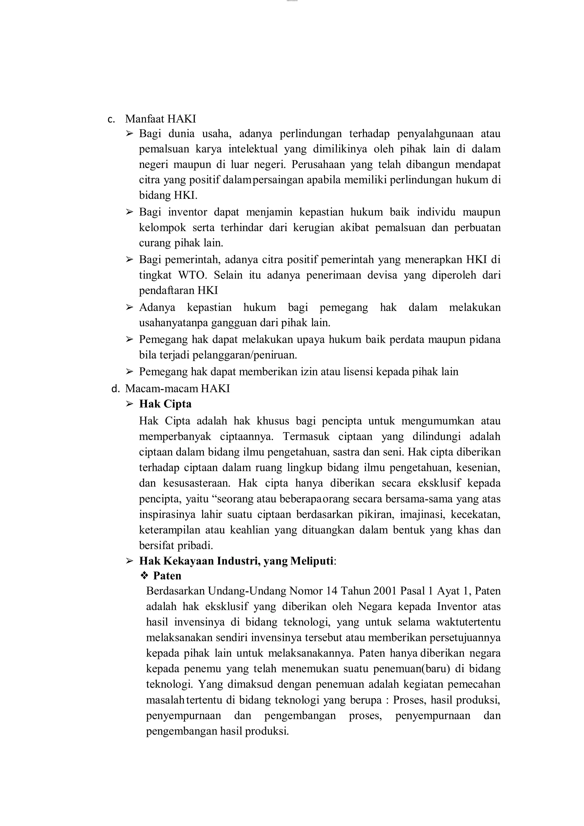 Modul Ajar HAKI.pdf untuk ke kelas 11 smk | PDF