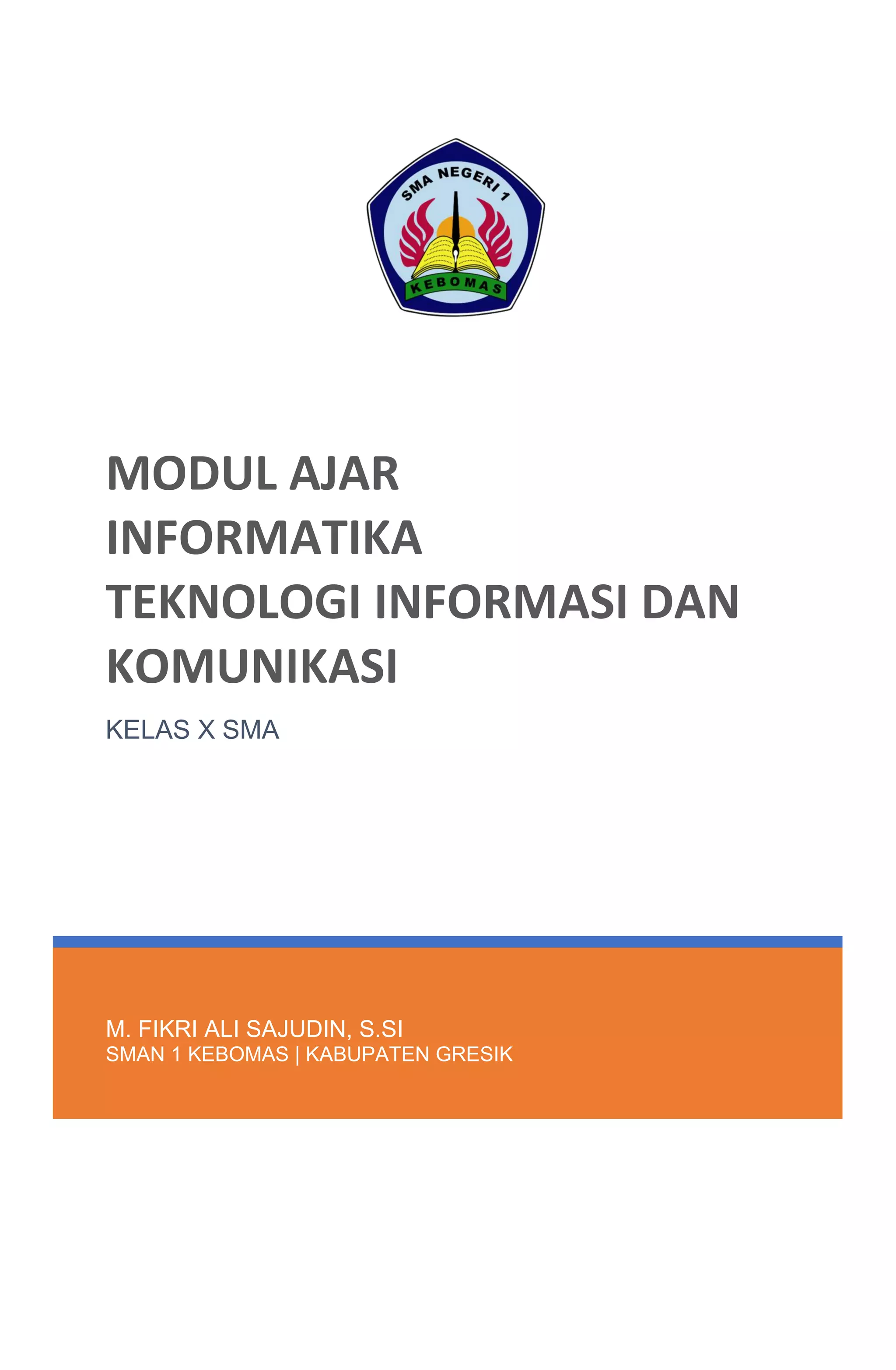 MODUL AJAR INFORMATIKA - TEKNOLOGI INFORMASI DAN KOMPUTER.pdf