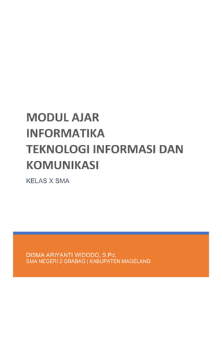 MODUL AJAR INFORMATIKA 2 - TEKNOLOGI INFORMASI DAN KOMPUTER.pdf