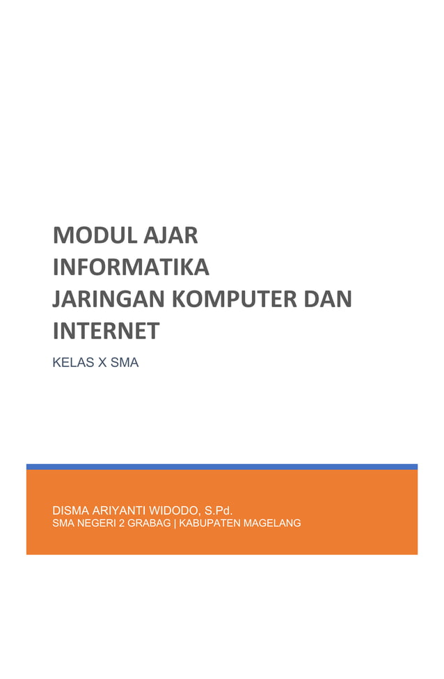 MODUL AJAR INFORMATIKA 4 - JARINGAN KOMPUTER DAN INTERNET.pdf