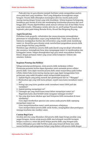 Modul Ajar Informatika Kelas 12 Fase F Kurikulum Merdeka | PDF