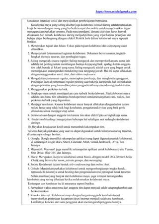 Modul Ajar Informatika Kelas 7 Fase D Bab 8 | DOCX