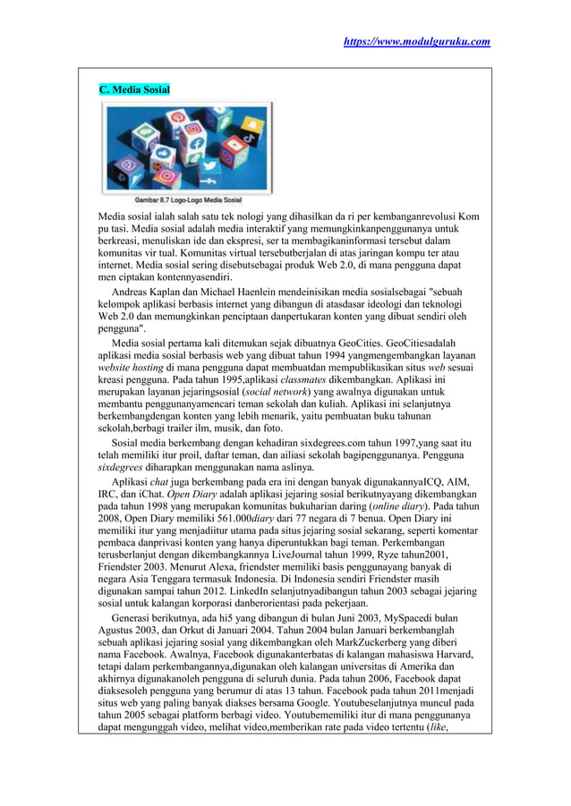 Modul Ajar Informatika Kelas 7 Fase D Bab 8 | DOCX