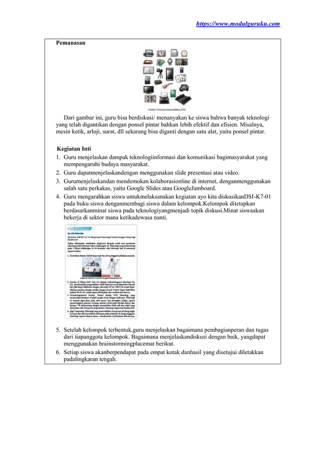Modul Ajar Informatika Kelas 7 Fase D Bab 8 | DOCX