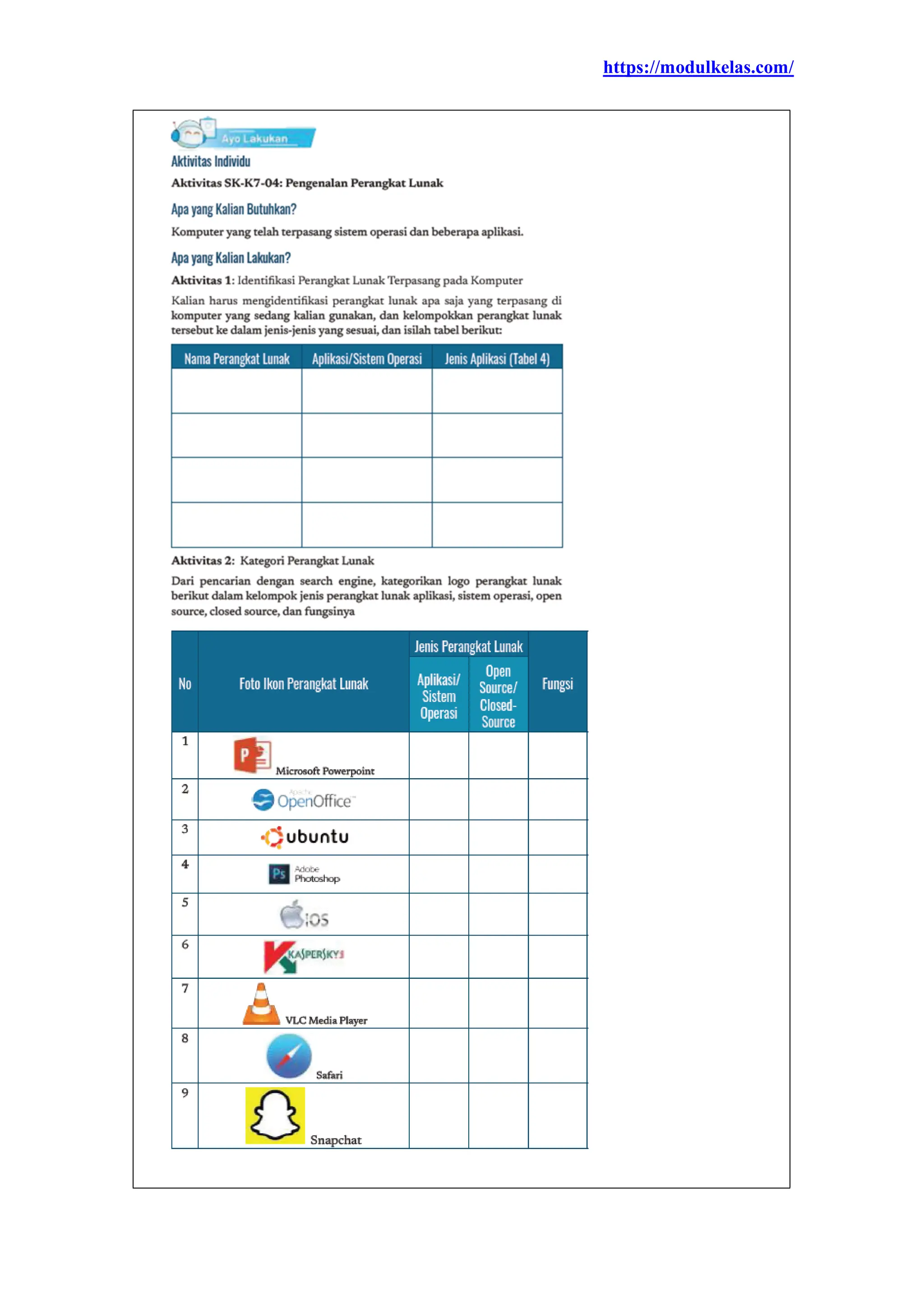 Modul Ajar Informatika Kelas 7 Fase D Kurikulum Merdeka | PDF