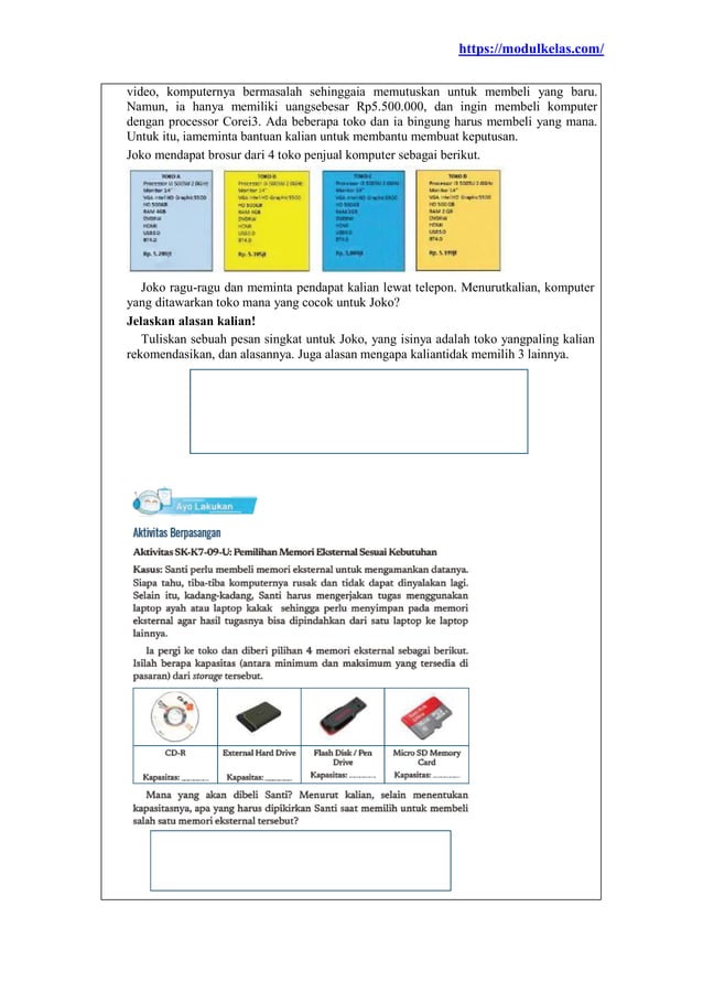 Modul Ajar Informatika Kelas 7 Fase D Kurikulum Merdeka | PDF