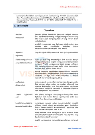Modul Ajar INFORMATIKA SMP KELAS 7 KURMER.docx